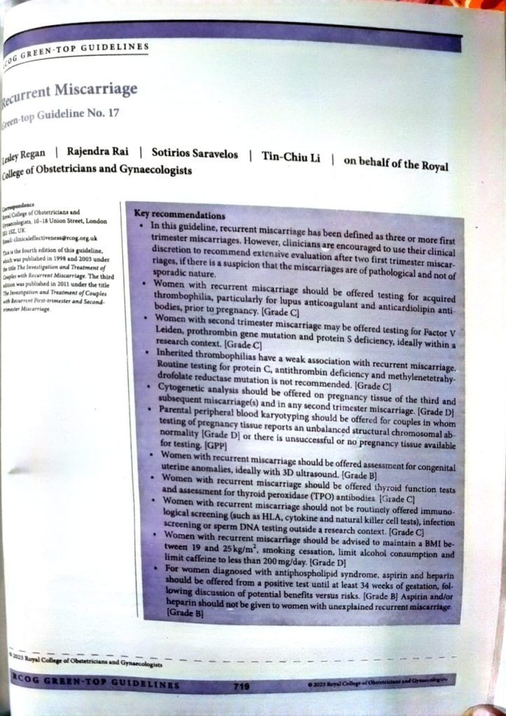 RCOG Green Top Guidelines | 2016 - 2024 - UPMED Books