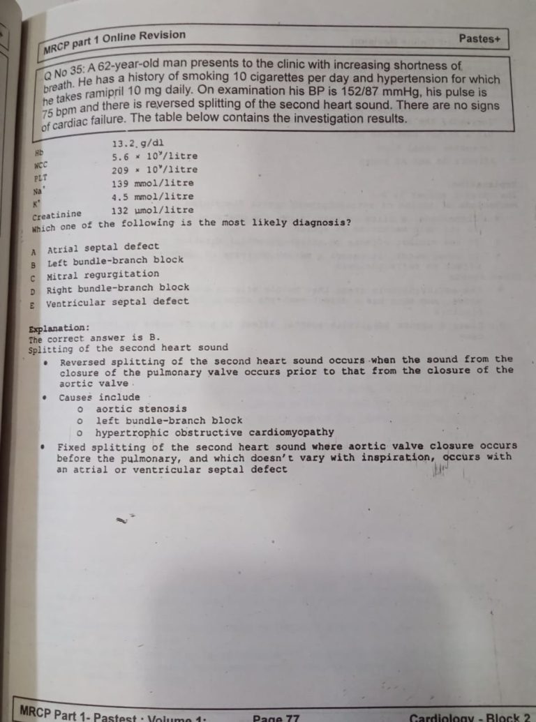 Pastest for MRCP Part 1 Q-Bank - UPMED Books