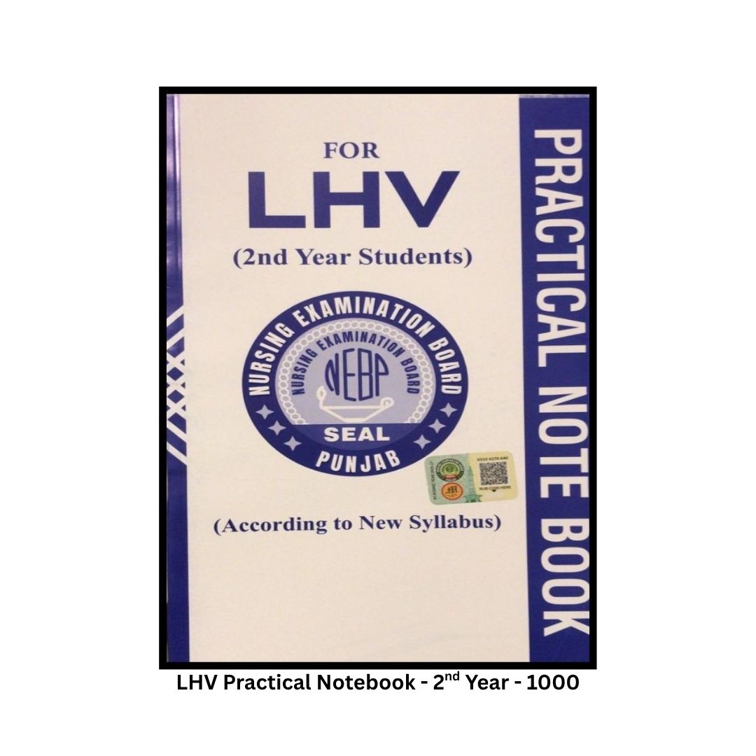 2nd Year LHV Practical Notebook - UPMED Books